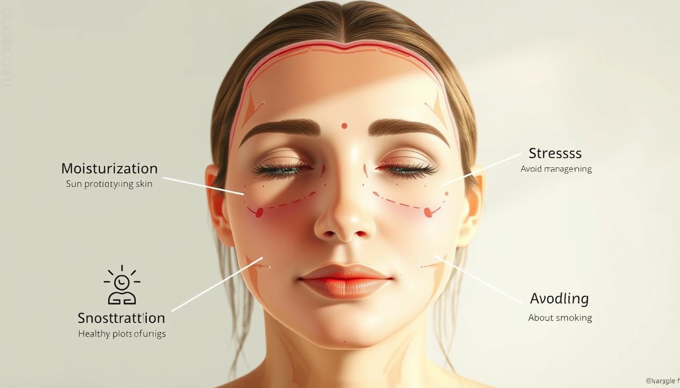 Prevent Skin Aging: Manage Stress, Avoid Smoking, Moisturize Daily and ...